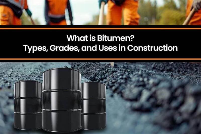 What is Bitumen? Types, Grades, and Uses in Construction - Moglix Business